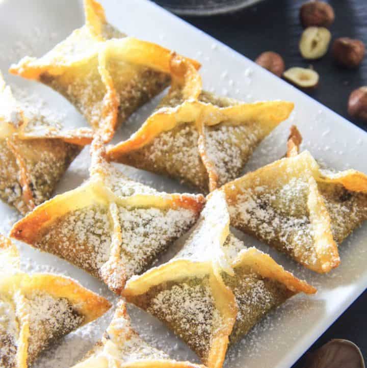 Fried Nutella Wonton Recipe - Simply Home Cooked