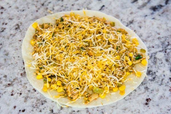 Hatch Chili Chicken Quesadillas - Simply Home Cooked