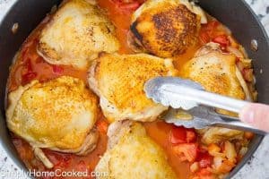 Chakhokhbili (Georgian Chicken Stew with Herbs) - Simply Home Cooked