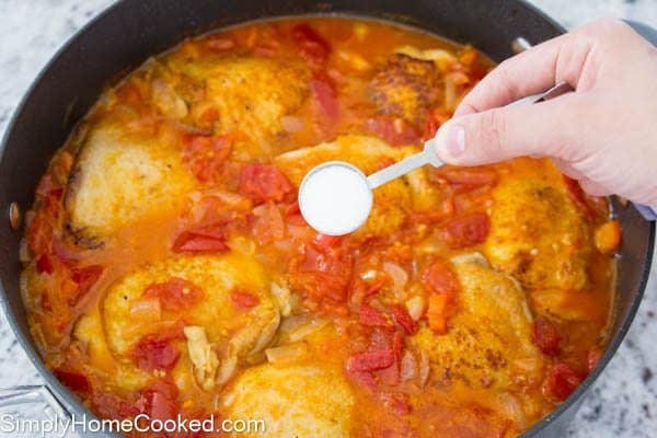 Chakhokhbili (Georgian Chicken Stew with Herbs) - Simply Home Cooked