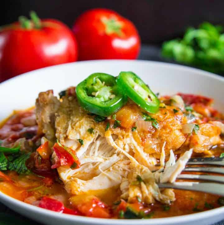 Chakhokhbili (Georgian Chicken Stew with Herbs) - Simply Home Cooked