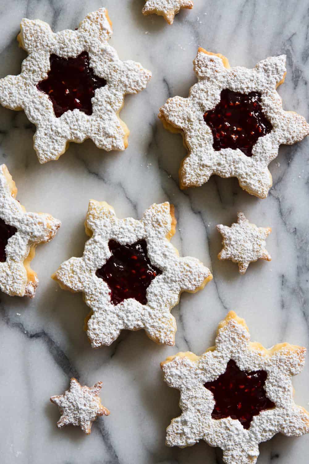 Linzer Cookies with Raspberry Jam - Simply Home Cooked