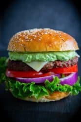 Spicy Chipotle Burgers with Avocado Sauce - Simply Home Cooked