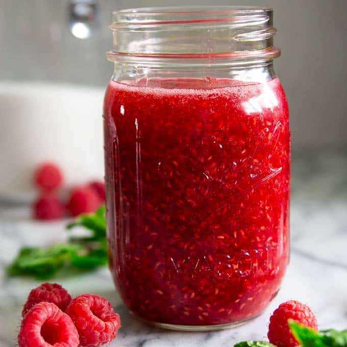 Fresh Raspberry Sauce - Simply Home Cooked