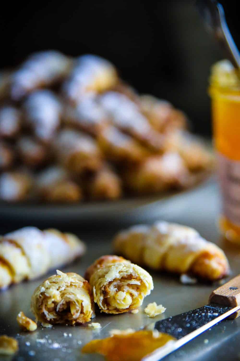 Apricot Walnut Rugelach (VIDEO) - Simply Home Cooked