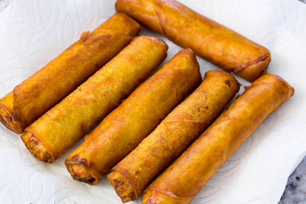 Fried Spring Rolls (VIDEO) - Simply Home Cooked