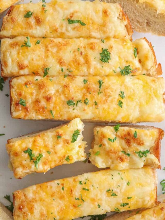 Garlic Cheese Bread Simply Home Cooked