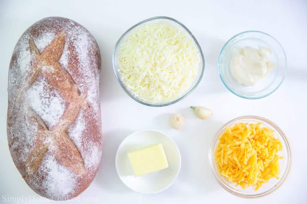 Garlic Cheese Bread - Simply Home Cooked