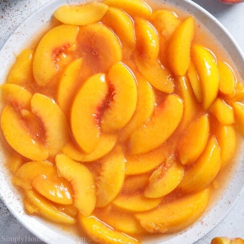 Peach Pie Filling - Simply Home Cooked