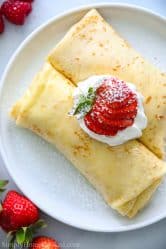How to Make Crepes (perfect every time!) VIDEO - Simply Home Cooked
