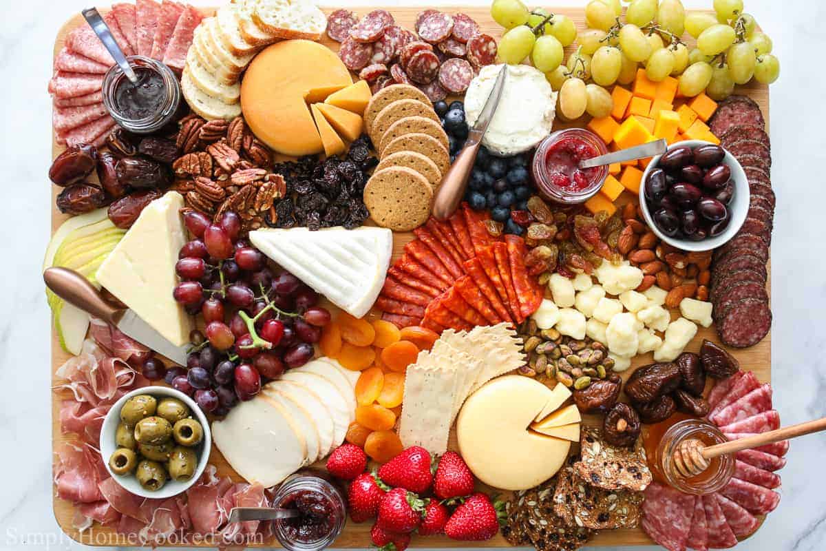 Cherry Cutting Cheese Charcuterie Board Kitchen Dining Home Living Trustalchemy