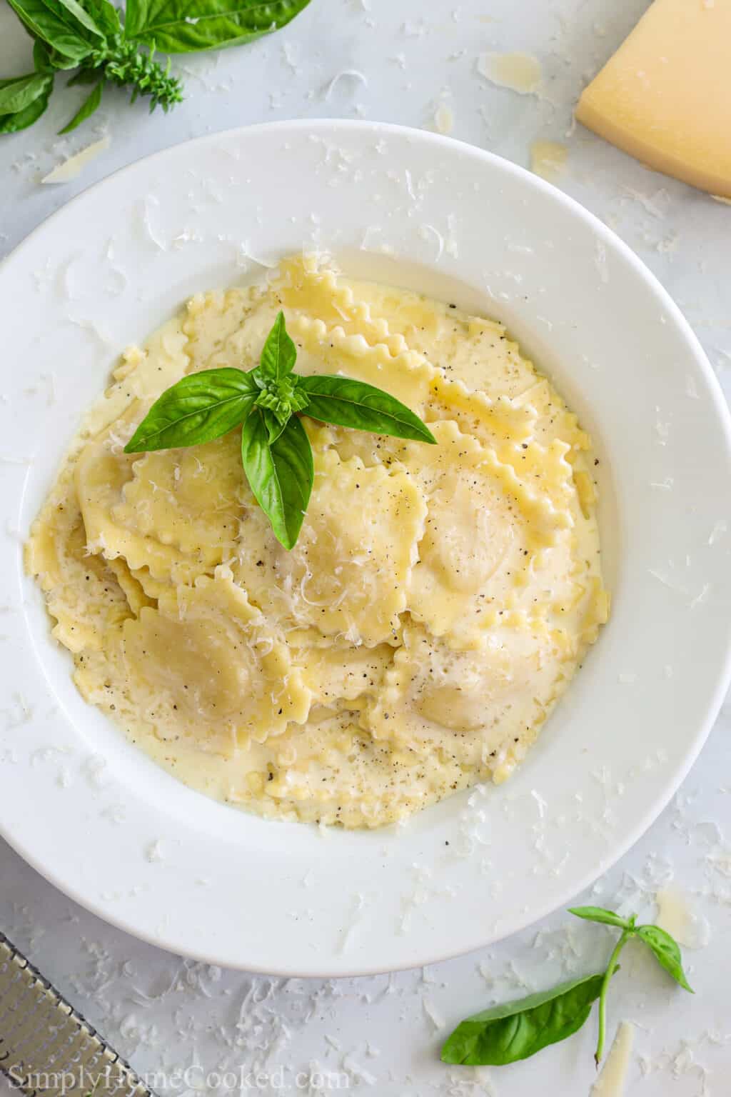 Easy Four Cheese Ravioli (15-Minute Meal) - Simply Home Cooked