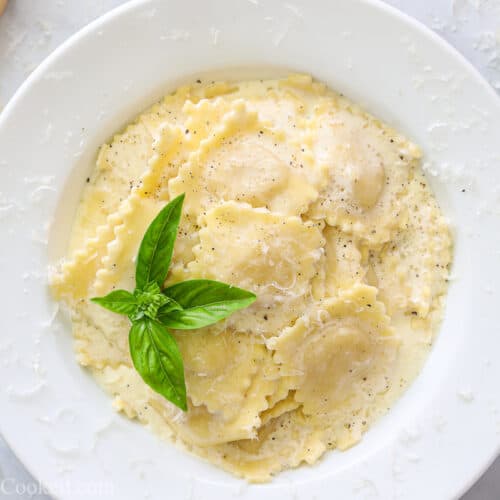 Easy Four Cheese Ravioli (15-Minute Meal) - Simply Home Cooked