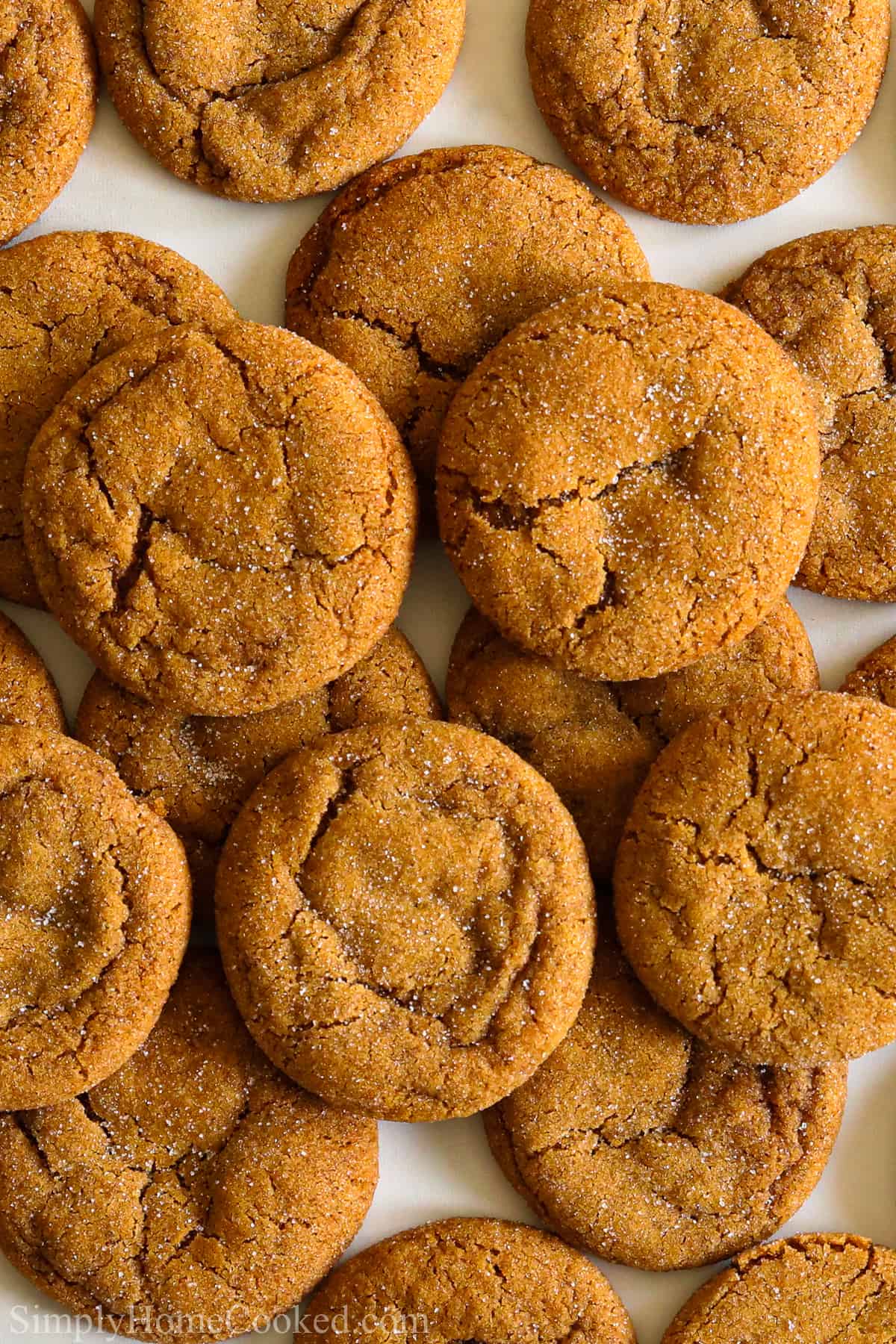 Chewy Ginger Molasses Cookies Simply Home Cooked