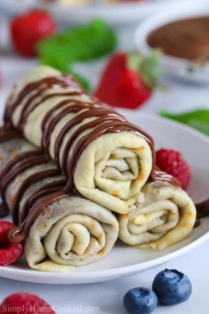 Crepe Recipe (VIDEO) - Simply Home Cooked