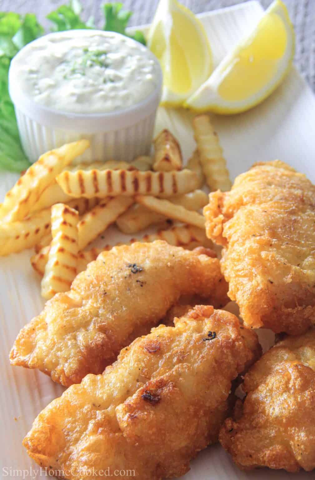 Homemade Beer Battered Cod - Simply Home Cooked