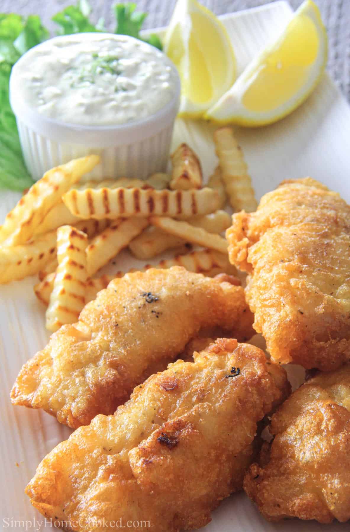 Homemade Beer Battered Cod - Simply Home Cooked