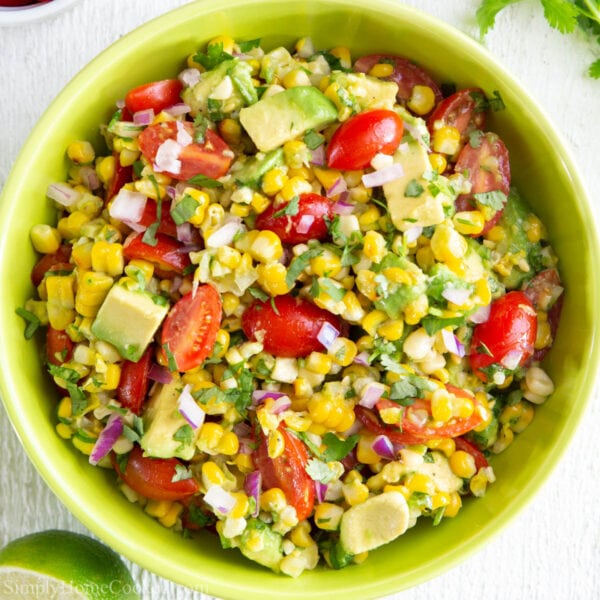 Avocado Corn Salad - Simply Home Cooked