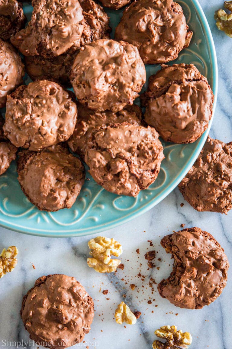 Chocolate Meringue Cookies - Simply Home Cooked