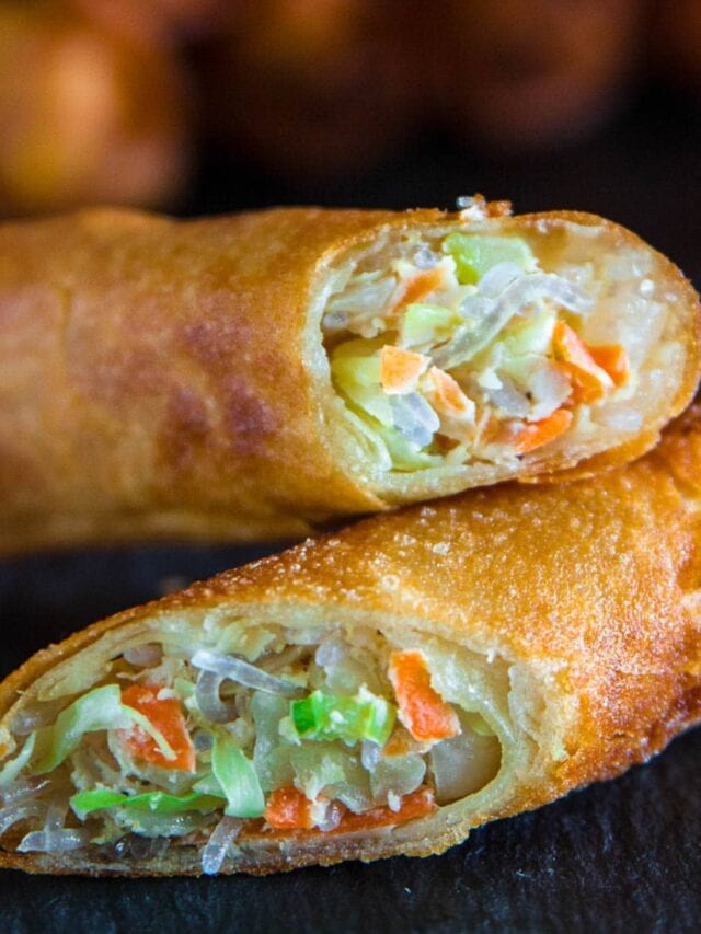 Fried Spring Rolls - Simply Home Cooked