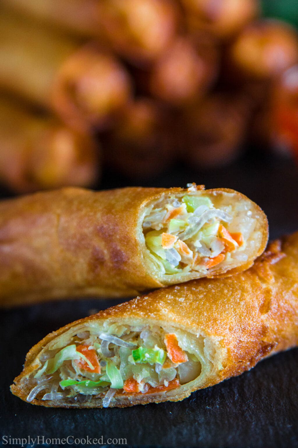 Fried Spring Rolls (VIDEO) - Simply Home Cooked