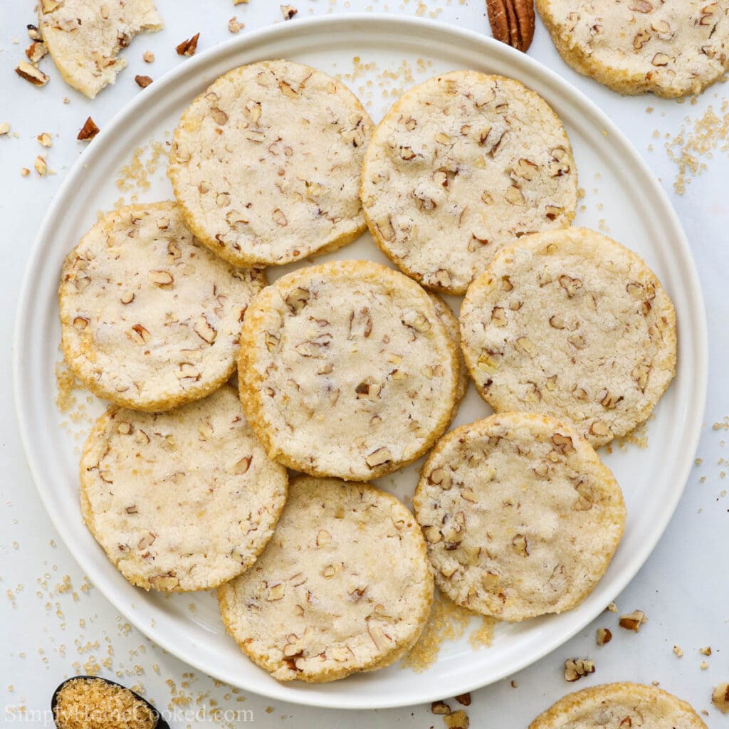 Pecan Shortbread Cookies - Simply Home Cooked