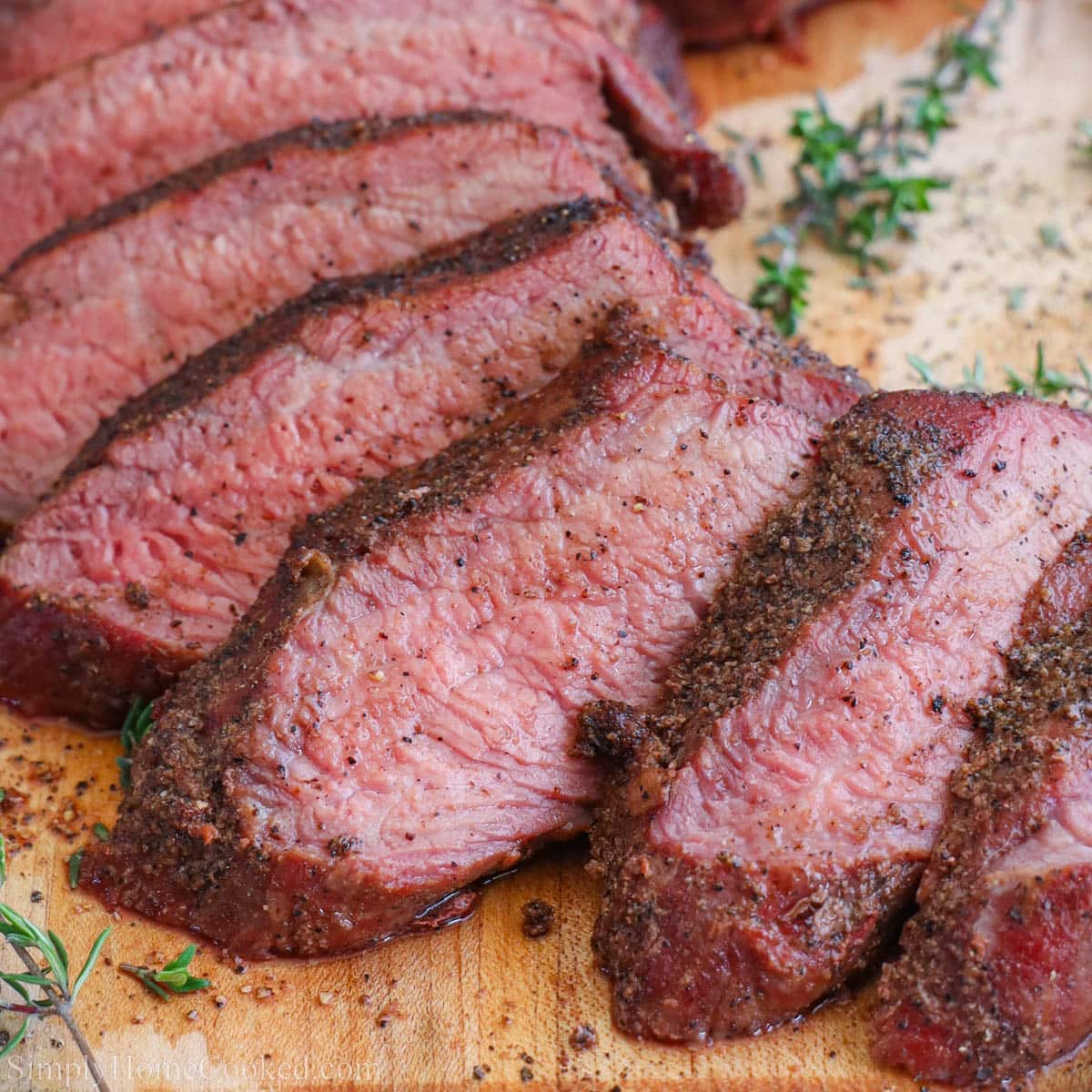 Smoked Tri Tip - Simply Home Cooked