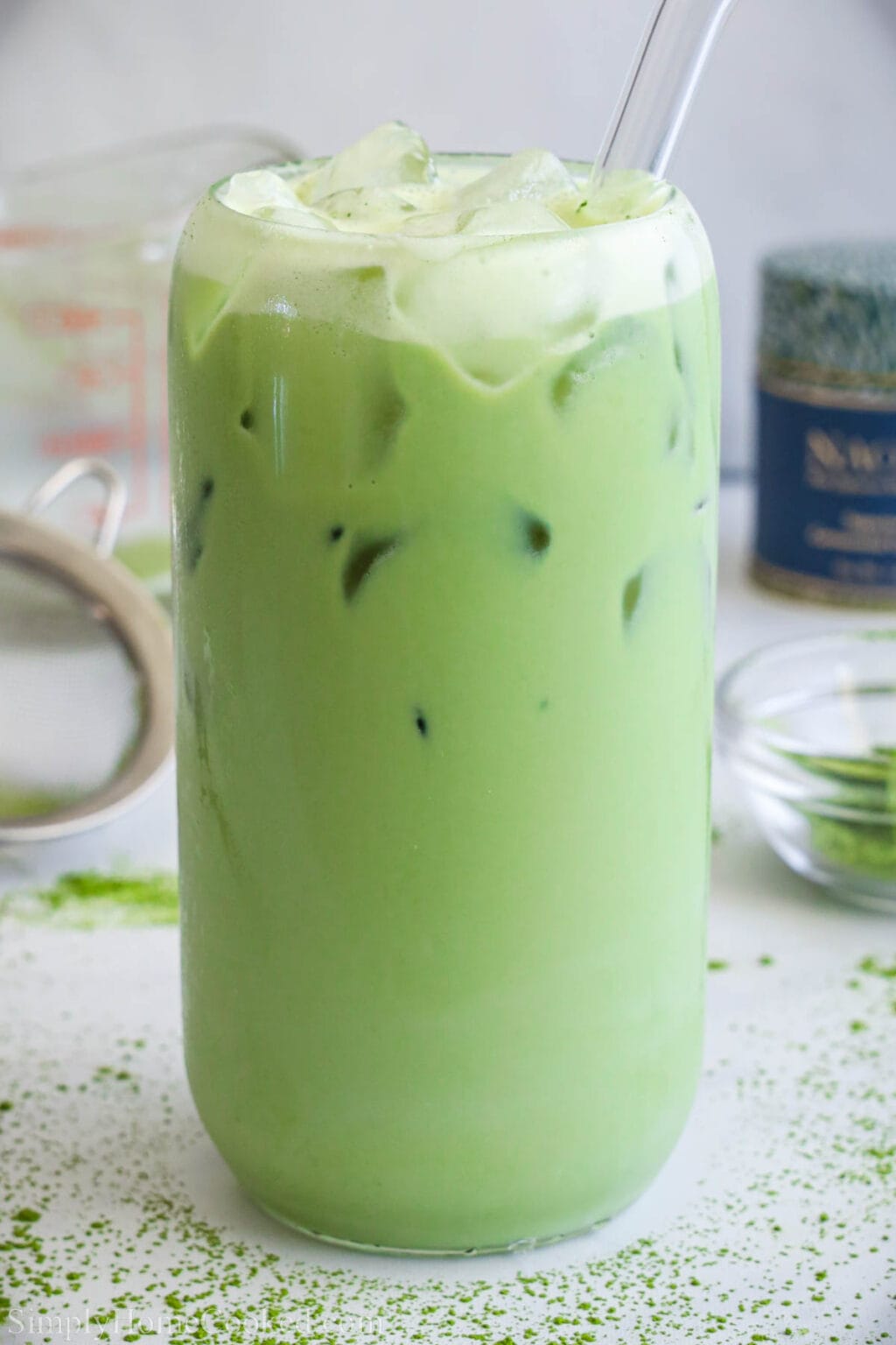 Iced Matcha Latte - Simply Home Cooked