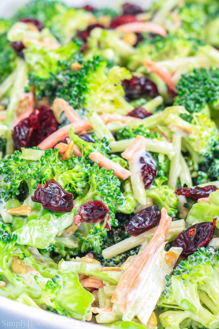 Broccoli Cranberry Salad - Simply Home Cooked