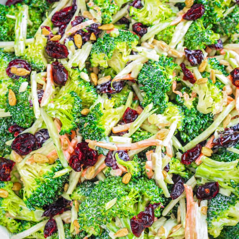 Broccoli Cranberry Salad - Simply Home Cooked
