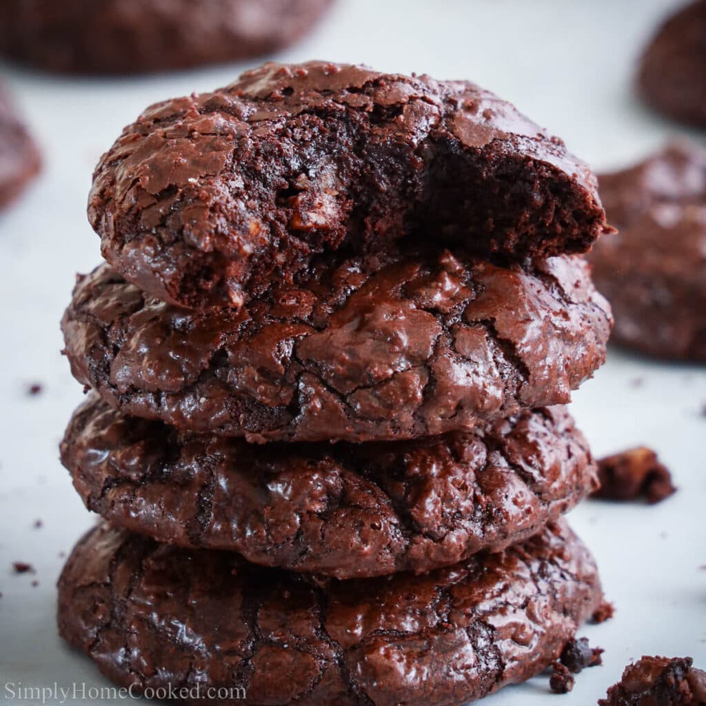 Flourless Chocolate Cookies - Simply Home Cooked