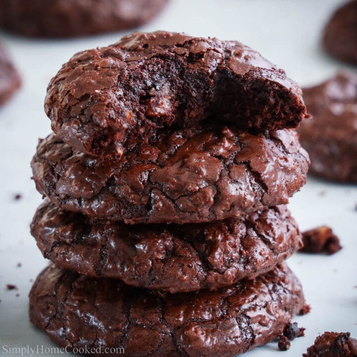 Flourless Chocolate Cookies - Simply Home Cooked