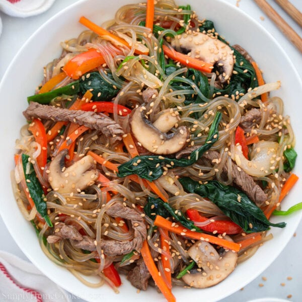 Easy Japchae Recipe - Simply Home Cooked