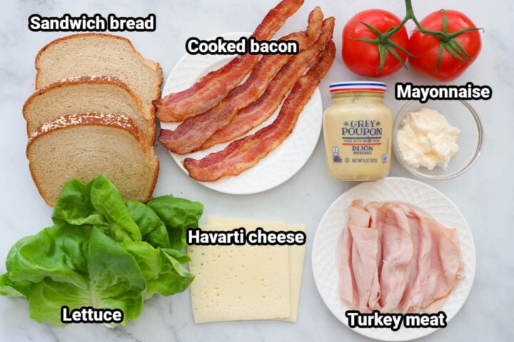 Turkey Club Sandwich - Simply Home Cooked
