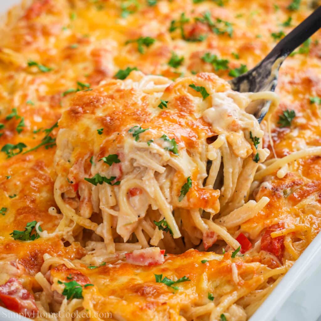 Amazing Chicken Spaghetti - Simply Home Cooked