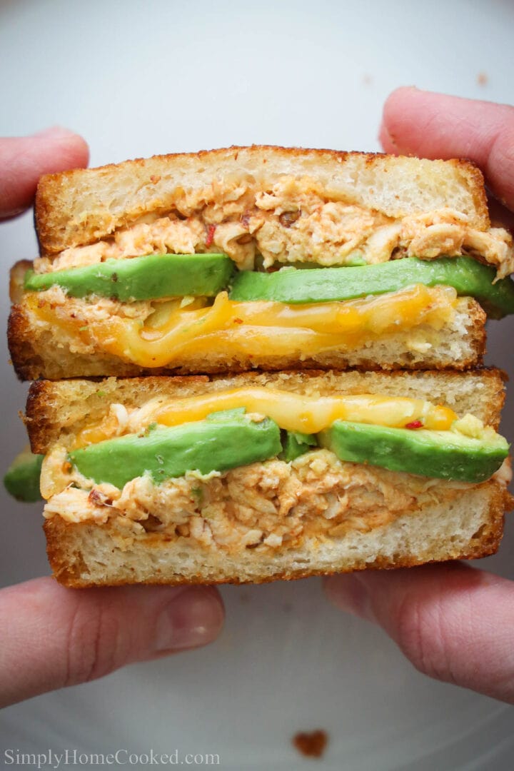 Chipotle Chicken Avocado Melt - Simply Home Cooked
