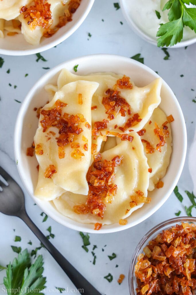 Potato Pierogi Recipe (Perogies) VIDEO - Simply Home Cooked