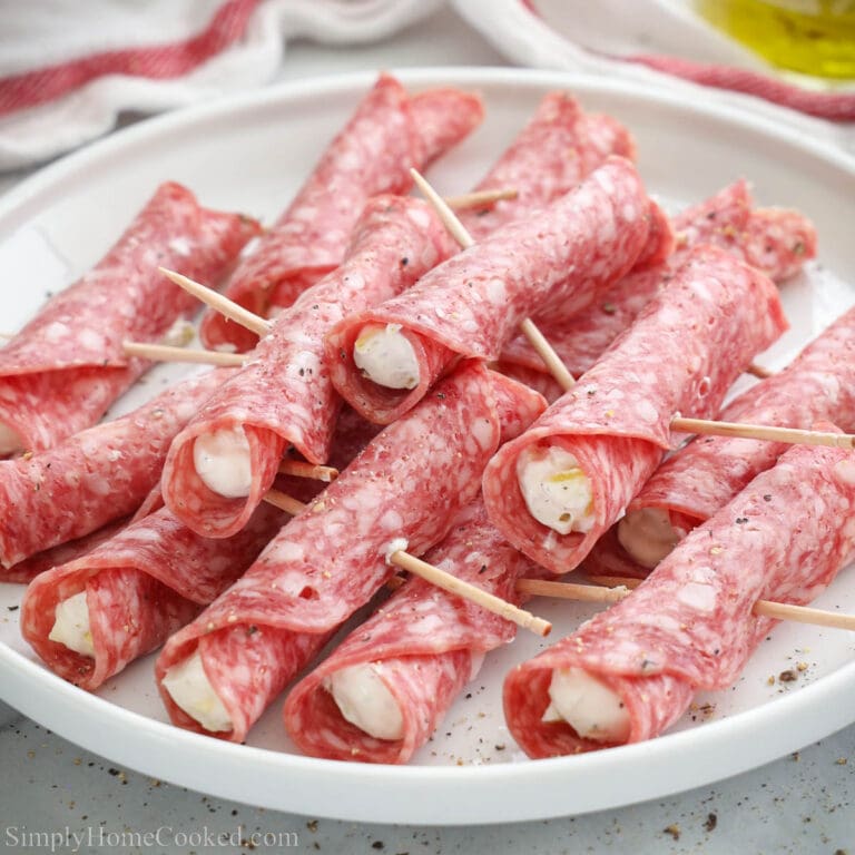 Salami Roll-Ups - Simply Home Cooked