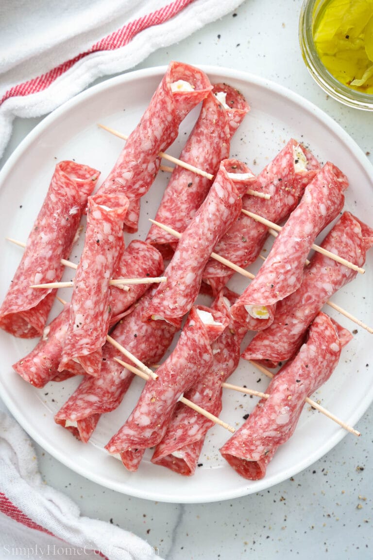 Salami Roll-Ups - Simply Home Cooked