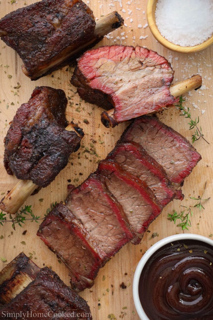 Smoked Beef Short Ribs - Simply Home Cooked