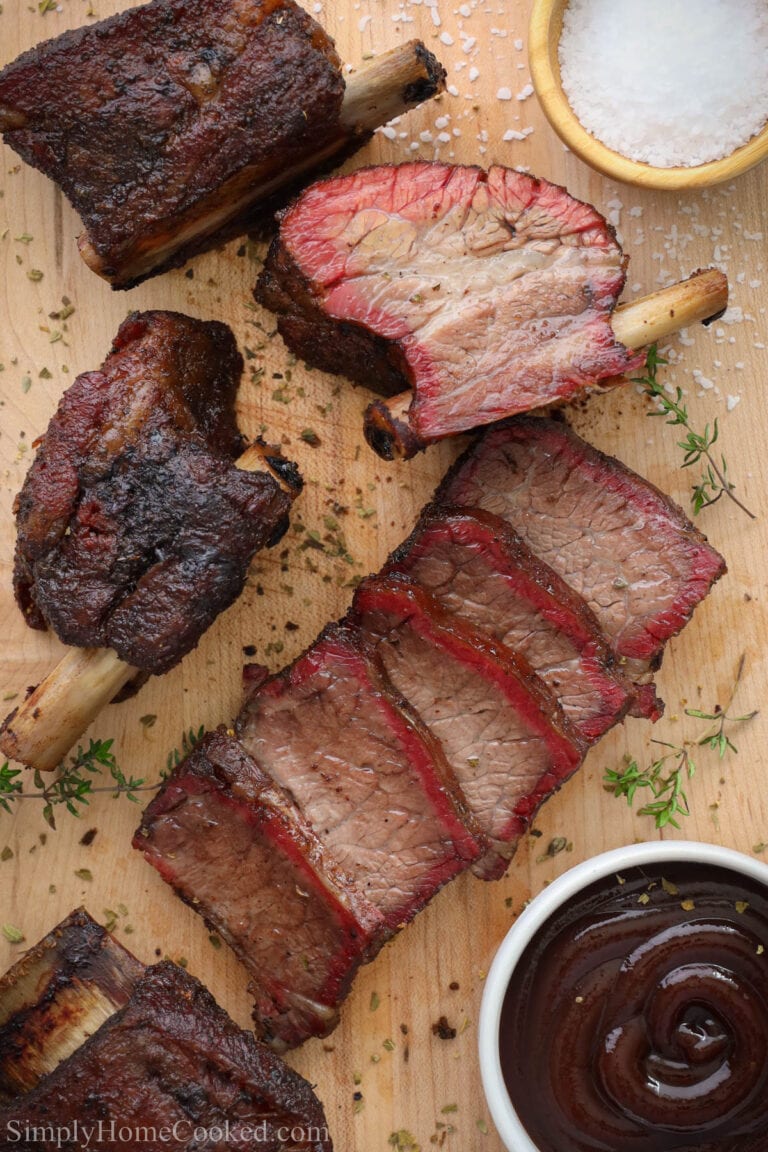 Smoked Beef Short Ribs - Simply Home Cooked