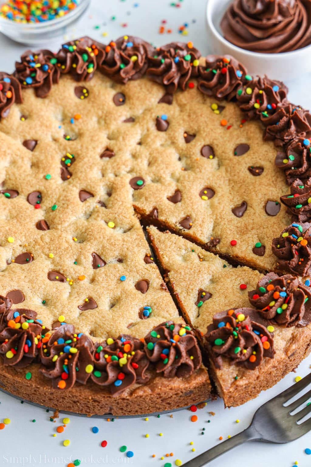 Cookie Cake Recipe - Simply Home Cooked