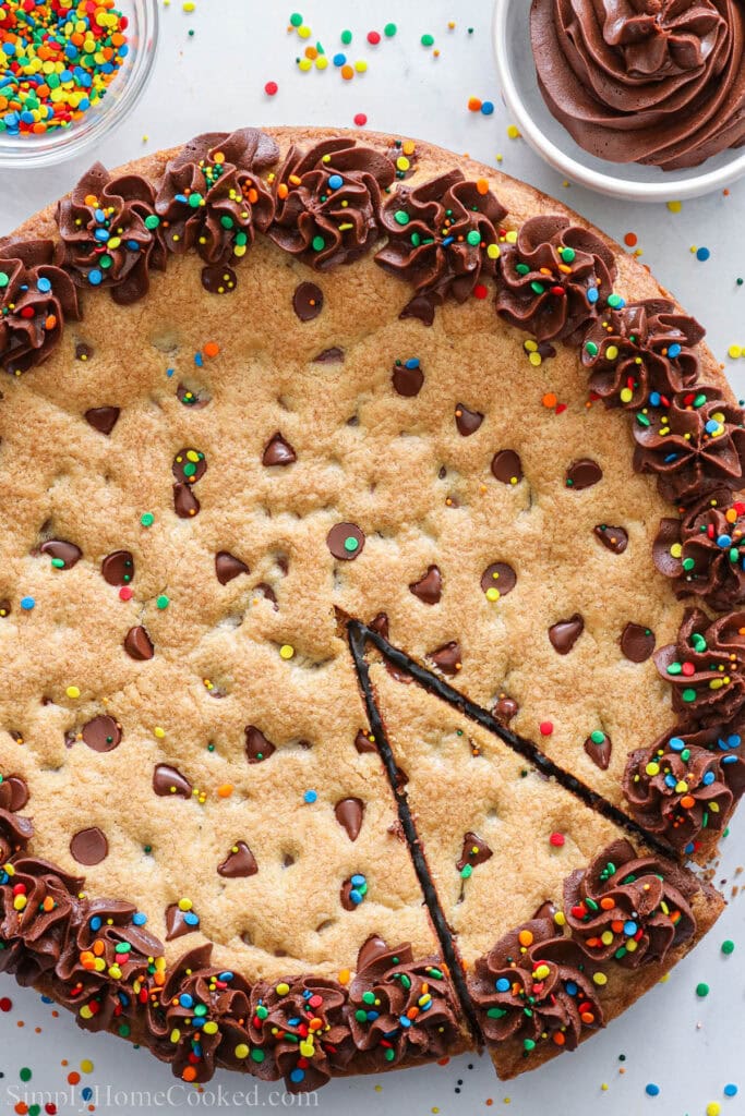 Cookie Cake Recipe - Simply Home Cooked