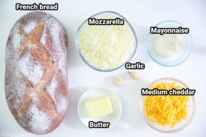 Garlic Cheese Bread - Simply Home Cooked