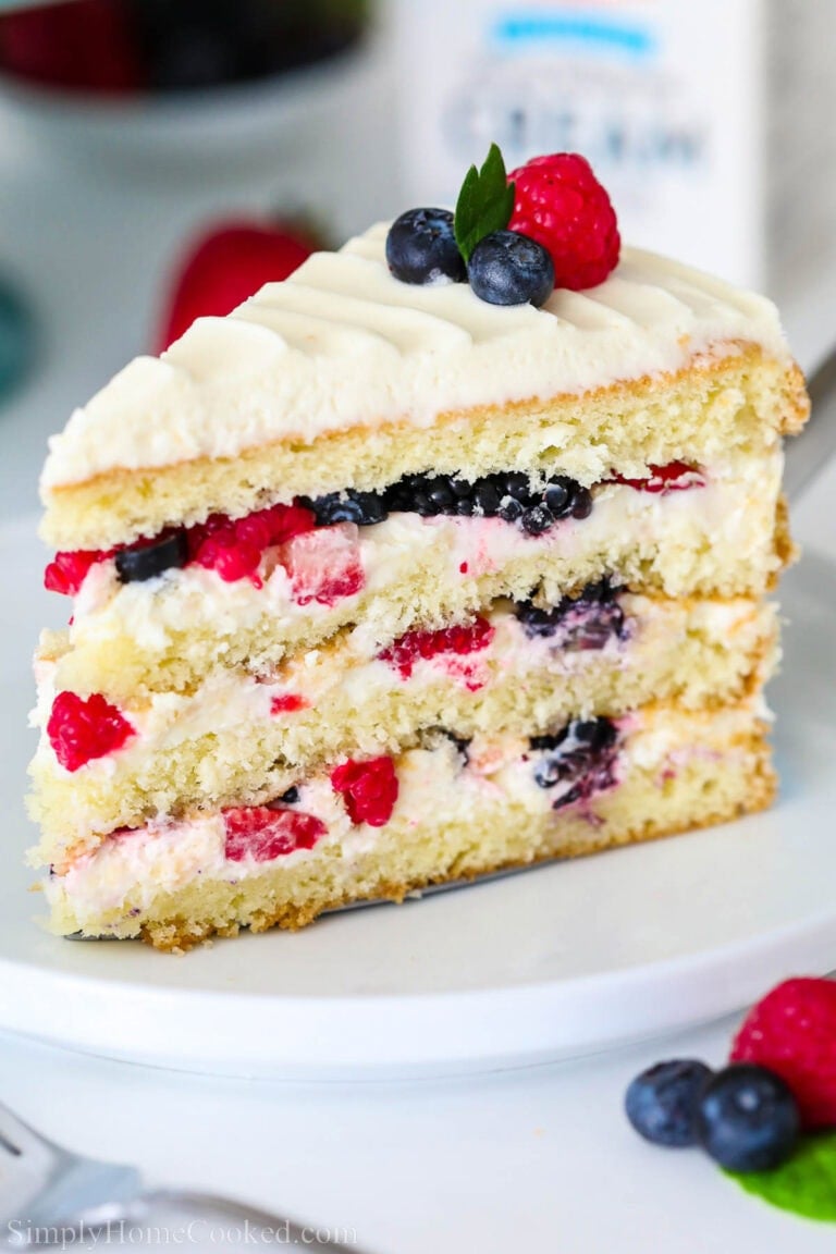 Berry Chantilly Cake - Simply Home Cooked