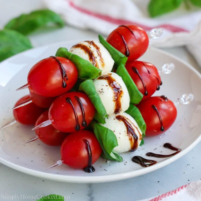 Caprese Skewers - Simply Home Cooked