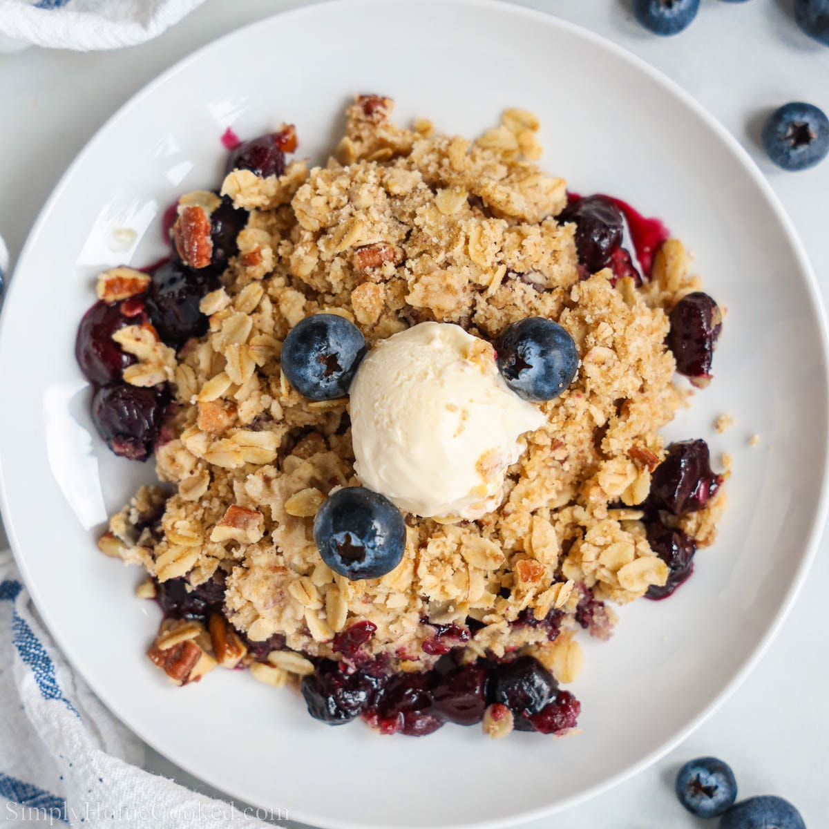 Blueberry Crisp - Simply Home Cooked