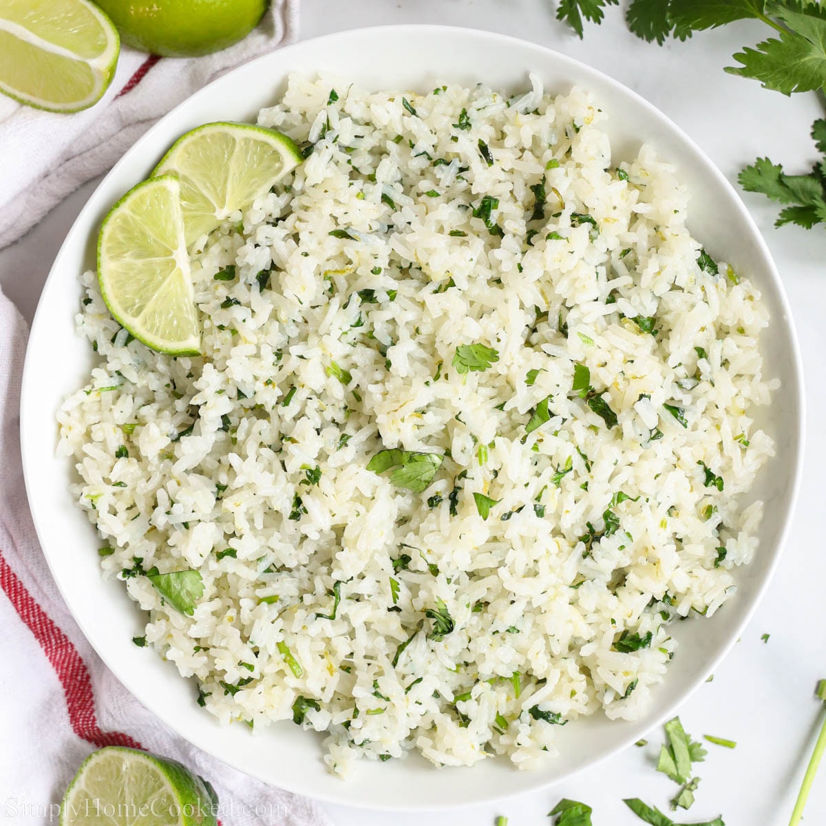 Cilantro Lime Rice - Simply Home Cooked