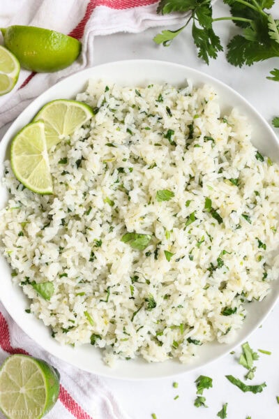 Cilantro Lime Rice - Simply Home Cooked